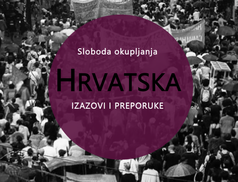 Sloboda okupljanja: izazovi i preporuke